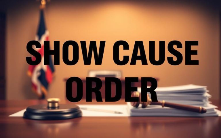 What Is A Show Cause Order? - Legal Definition & Guide